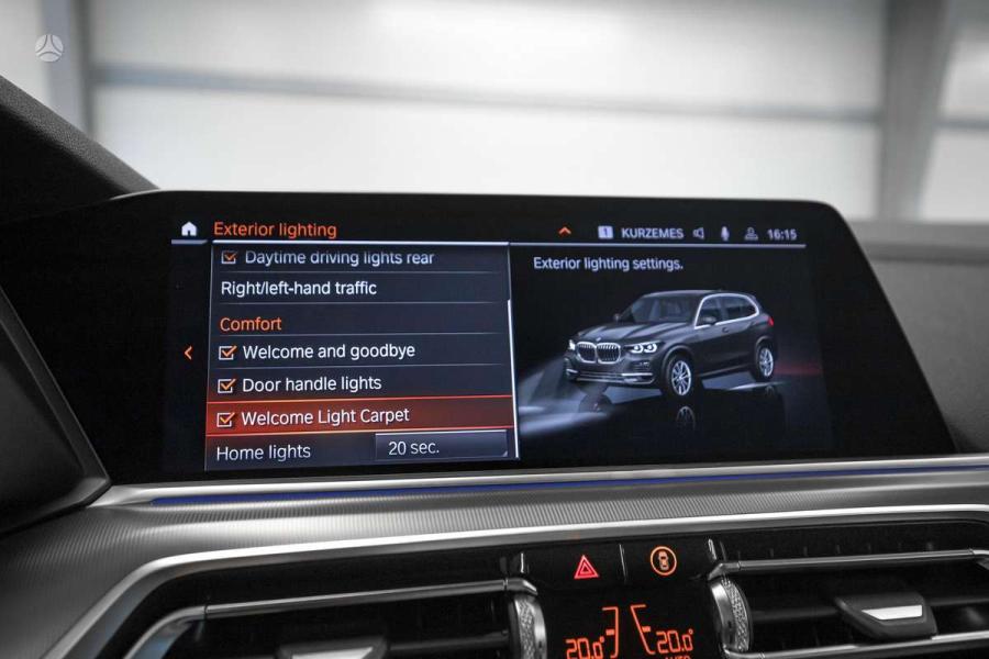 Черный БМВ Х5 2020 в Тукумс, объемом двигателя 2.99 л и пробегом 136 тыс. км за 33990 €, фото 35 на AUTOMOTO.COM.LV