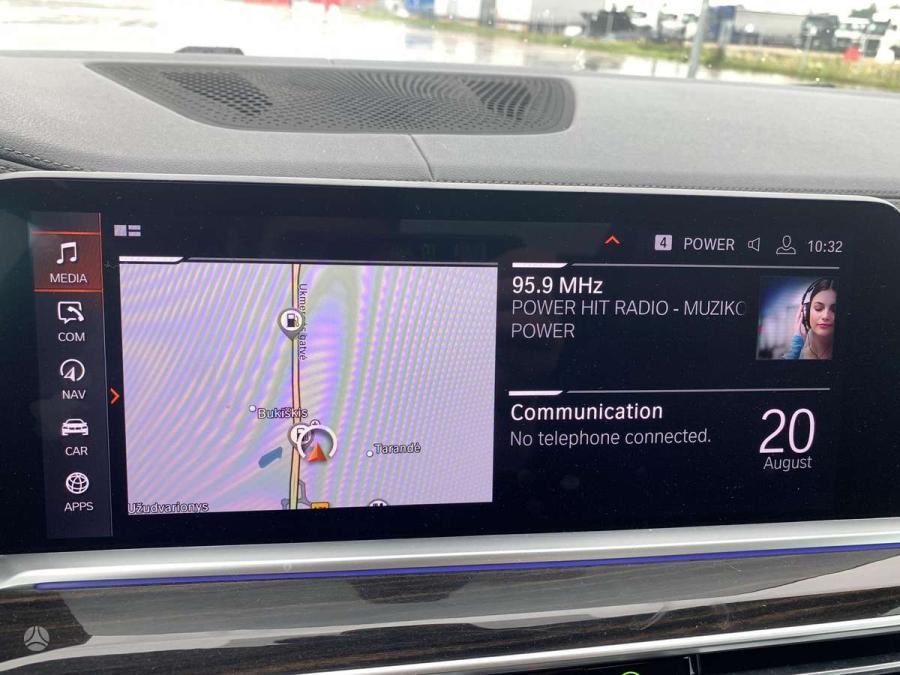 Melns BMW X5 2020 Viļņa, ar dzinēja tilpumu 3.00 L un nobraukumu 48 tūkst. km par 34490 €, foto 14 vietnē AUTOMOTO.COM.LV