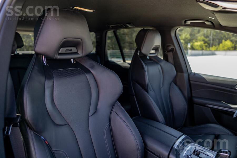 Black BMW X5 2021 in Riga, with an engine capacity of 3.00 L and mileage of 94 thousand km for 49000 €, photo 7 on AUTOMOTO.COM.LV