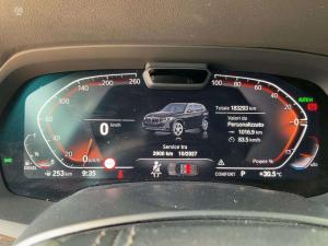 Black BMW X5 2021 in Vilnius, with an engine capacity of 2.99 L and mileage of 183 thousand km for 28500 €, photo 13 on AUTOMOTO.COM.LV