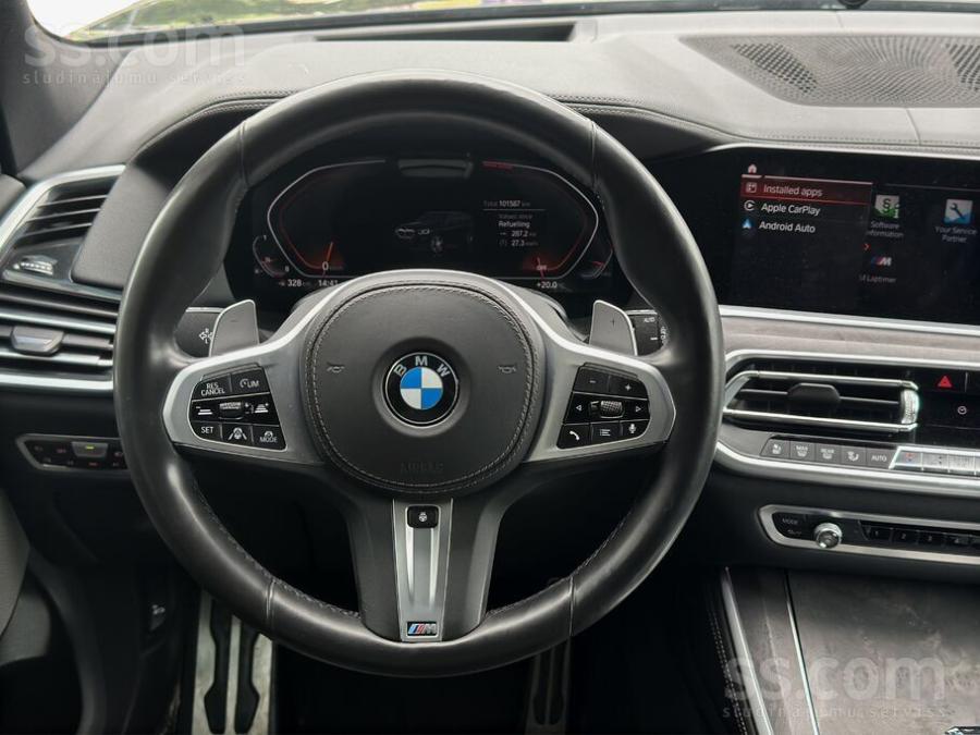 Black BMW X5 2021 in Riga, with an engine capacity of 3.00 L and mileage of 102 thousand km for 49900 €, photo 9 on AUTOMOTO.COM.LV
