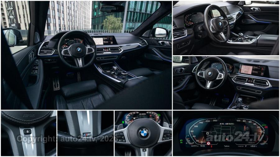 Melns BMW X5 2021 Tallina, ar dzinēja tilpumu 4.40 L un nobraukumu 73 tūkst. km par 57000 €, foto 18 vietnē AUTOMOTO.COM.LV