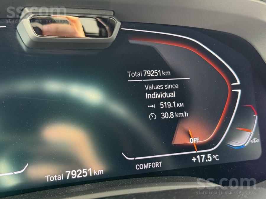 Black BMW X5 2022 in Riga, with an engine capacity of 3.00 L and mileage of 79 thousand km for 49500 €, photo 24 on AUTOMOTO.COM.LV