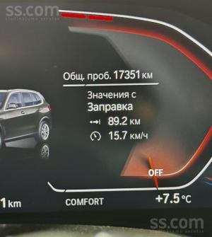 Melns BMW X5 2022 Rīga, ar dzinēja tilpumu 3.00 L un nobraukumu 17 tūkst. km par 55000 €, foto 10 vietnē AUTOMOTO.COM.LV