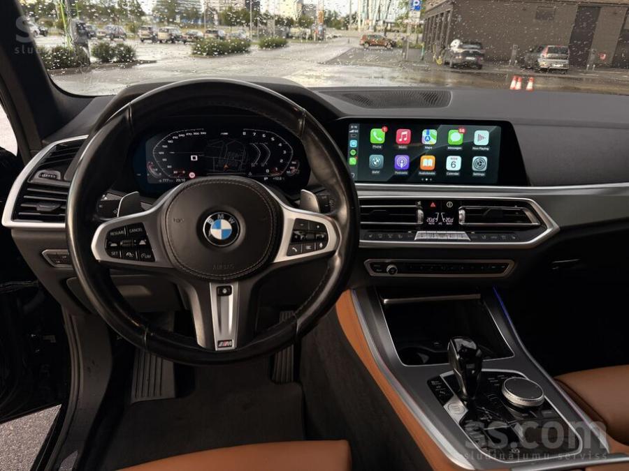Black BMW X5 2022 in Riga, with an engine capacity of 3.00 L and mileage of 91 thousand km for 49750 €, photo 11 on AUTOMOTO.COM.LV