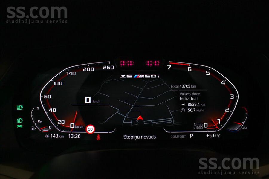 Melns BMW X5 2023 Rīga, ar dzinēja tilpumu 4.40 L un nobraukumu 41 tūkst. km par 64000 €, foto 14 vietnē AUTOMOTO.COM.LV