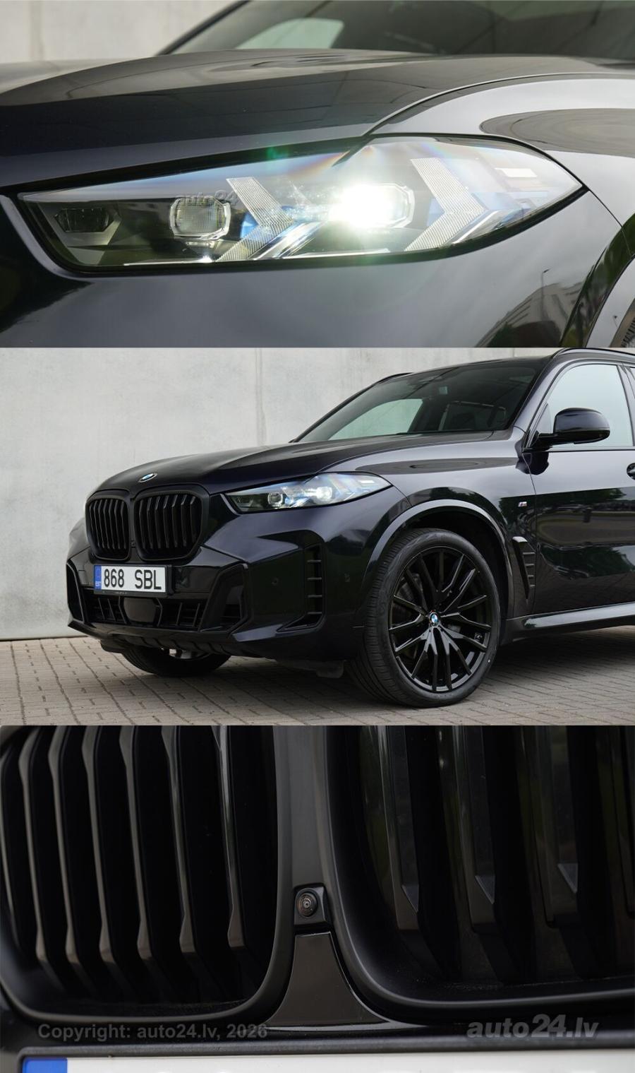 Melns BMW X5 2023 Tallina, ar dzinēja tilpumu 3.00 L un nobraukumu 89 tūkst. km par 74000 €, foto 4 vietnē AUTOMOTO.COM.LV