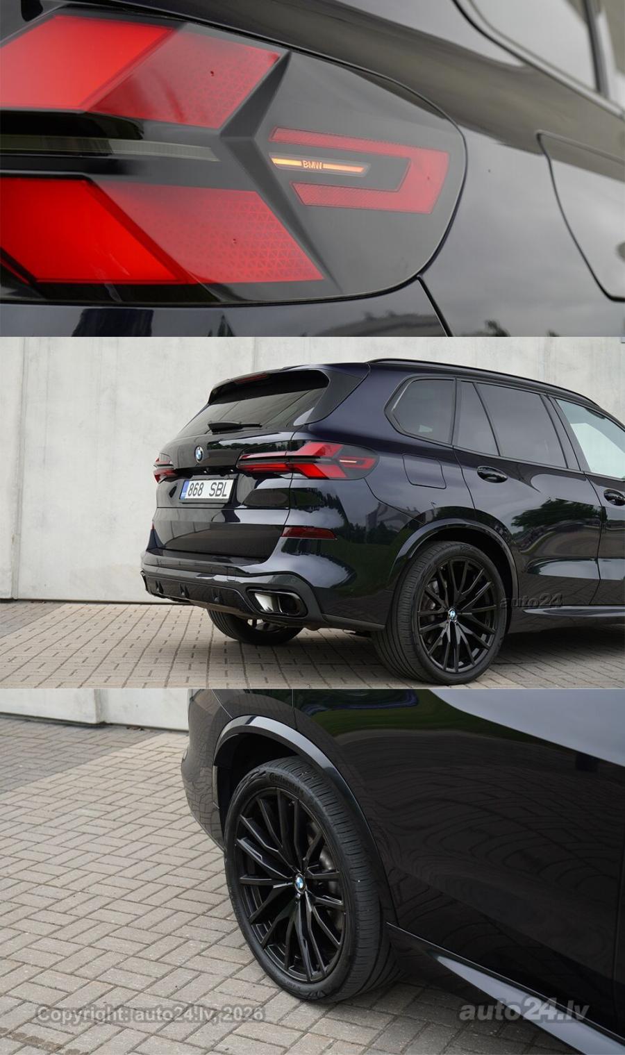 Melns BMW X5 2023 Tallina, ar dzinēja tilpumu 3.00 L un nobraukumu 89 tūkst. km par 74000 €, foto 5 vietnē AUTOMOTO.COM.LV