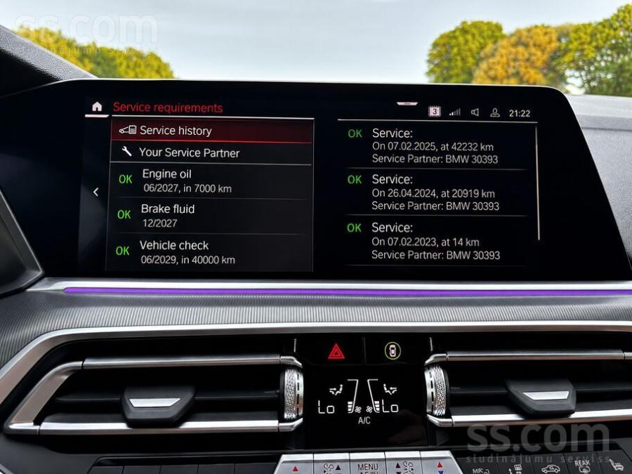 Melns BMW X5 2023 Rēzekne, ar dzinēja tilpumu 3.00 L un nobraukumu 68 tūkst. km par 49999 €, foto 31 vietnē AUTOMOTO.COM.LV