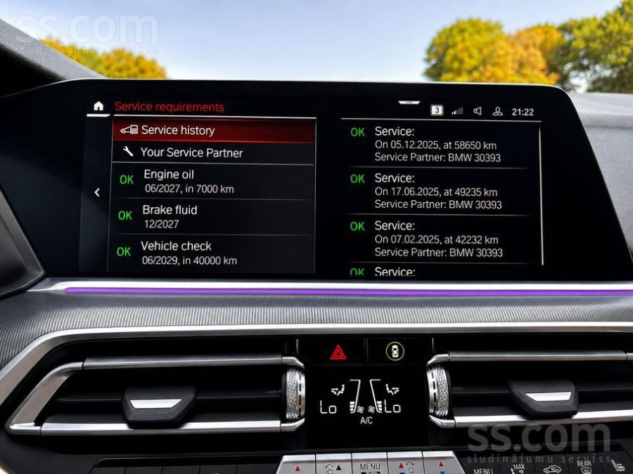 Melns BMW X5 2023 Rēzekne, ar dzinēja tilpumu 3.00 L un nobraukumu 68 tūkst. km par 49999 €, foto 32 vietnē AUTOMOTO.COM.LV