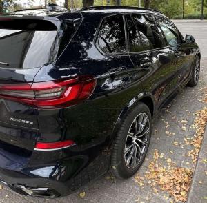 Black BMW X5 2023 in Vilnius, with an engine capacity of 2.99 L and mileage of 58 thousand km for 57900 €, photo 7 on AUTOMOTO.COM.LV