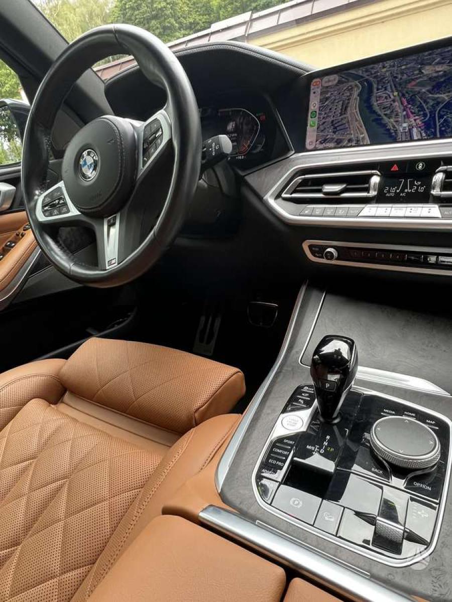 Black BMW X5 2023 in Vilnius, with an engine capacity of 2.99 L and mileage of 58 thousand km for 57900 €, photo 14 on AUTOMOTO.COM.LV