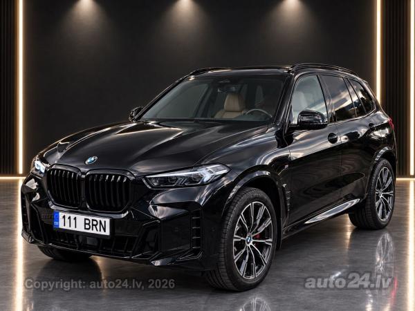 Melns BMW X5 2024 Tallina, ar dzinēja tilpumu 3.00 L un nobraukumu 20 tūkst. km par 75900 €, foto 1 vietnē AUTOMOTO.COM.LV