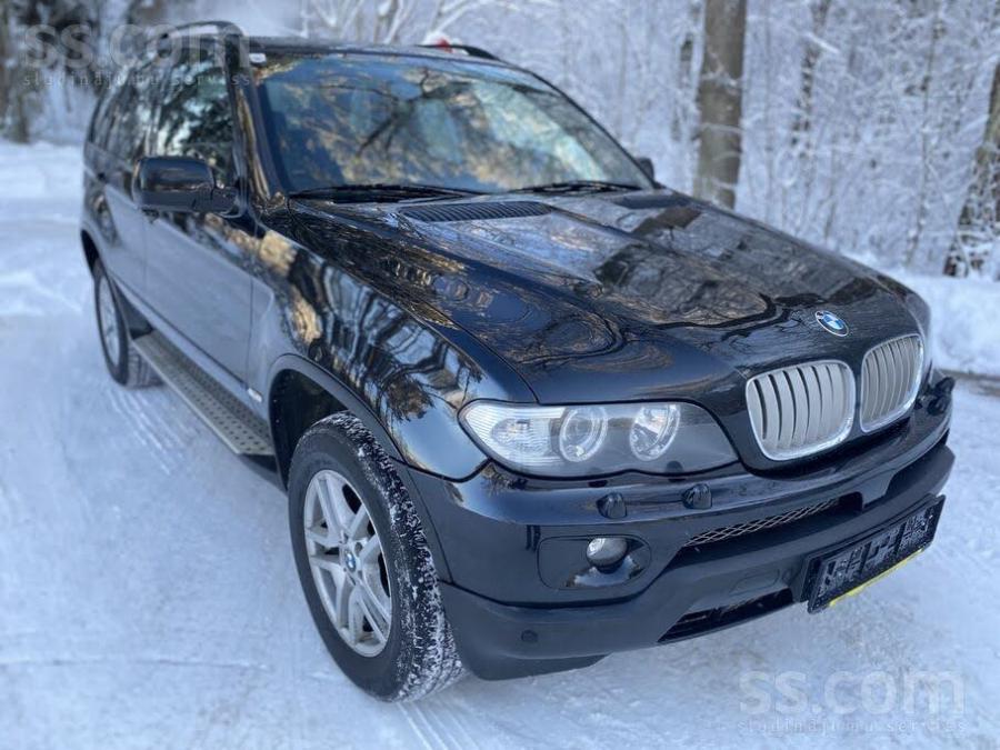 Melns BMW X5 2005 Jēkabpils, ar dzinēja tilpumu 3.00 L un nobraukumu 305 tūkst. km par 6600 €, foto 4 vietnē AUTOMOTO.COM.LV