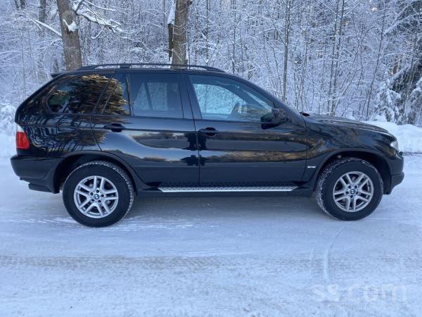Black BMW X5 2005 in Jekabpils, with an engine capacity of 3.00 L and mileage of 305 thousand km for 6600 €, photo 7 on AUTOMOTO.COM.LV
