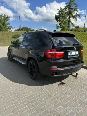 Melns BMW X5 2007 Rēzekne, ar dzinēja tilpumu 3.00 L un nobraukumu 0 tūkst. km par 6900 €, foto 2 vietnē AUTOMOTO.COM.LV