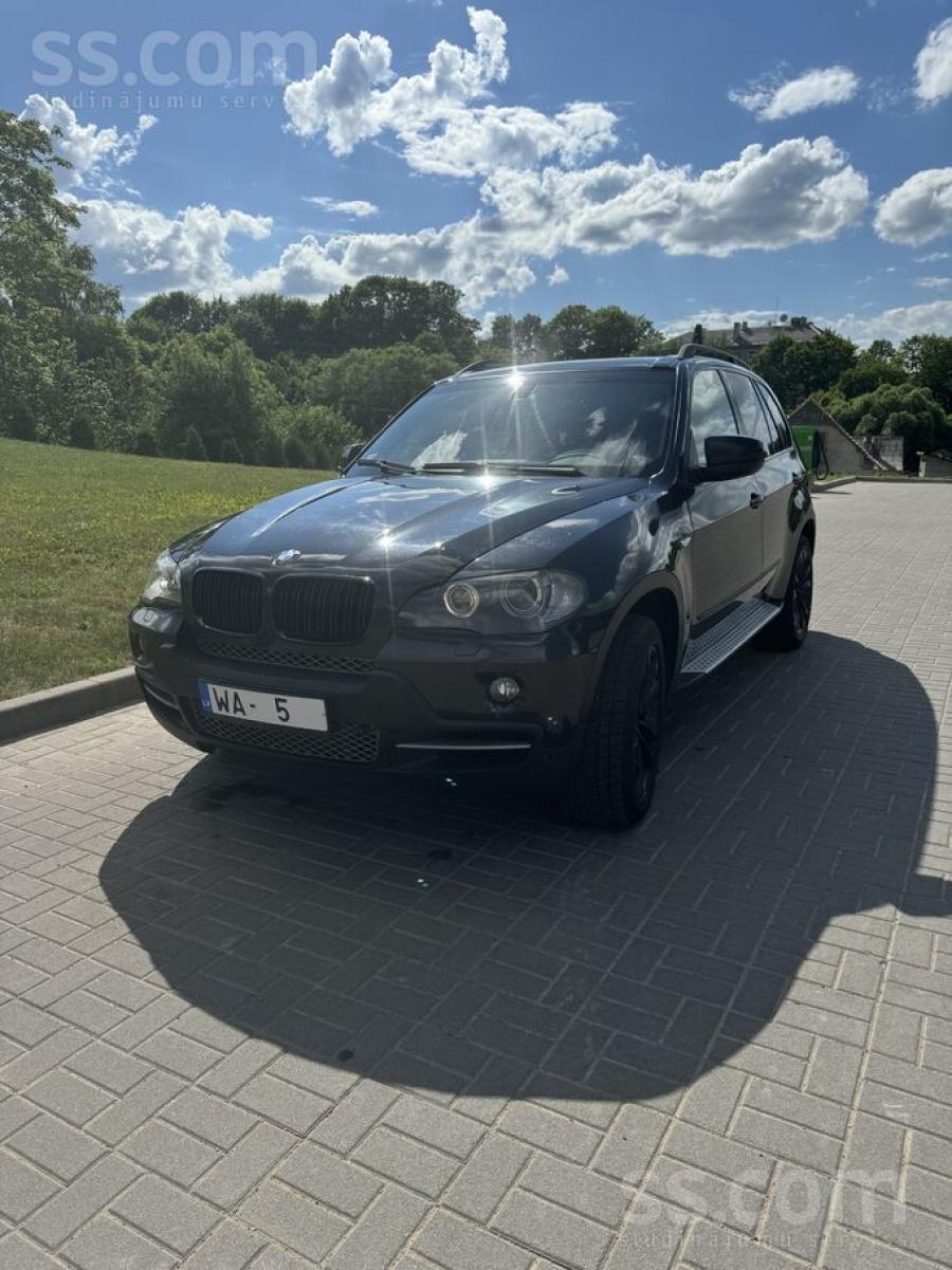 Melns BMW X5 2007 Rēzekne, ar dzinēja tilpumu 3.00 L un nobraukumu 0 tūkst. km par 6900 €, foto 4 vietnē AUTOMOTO.COM.LV