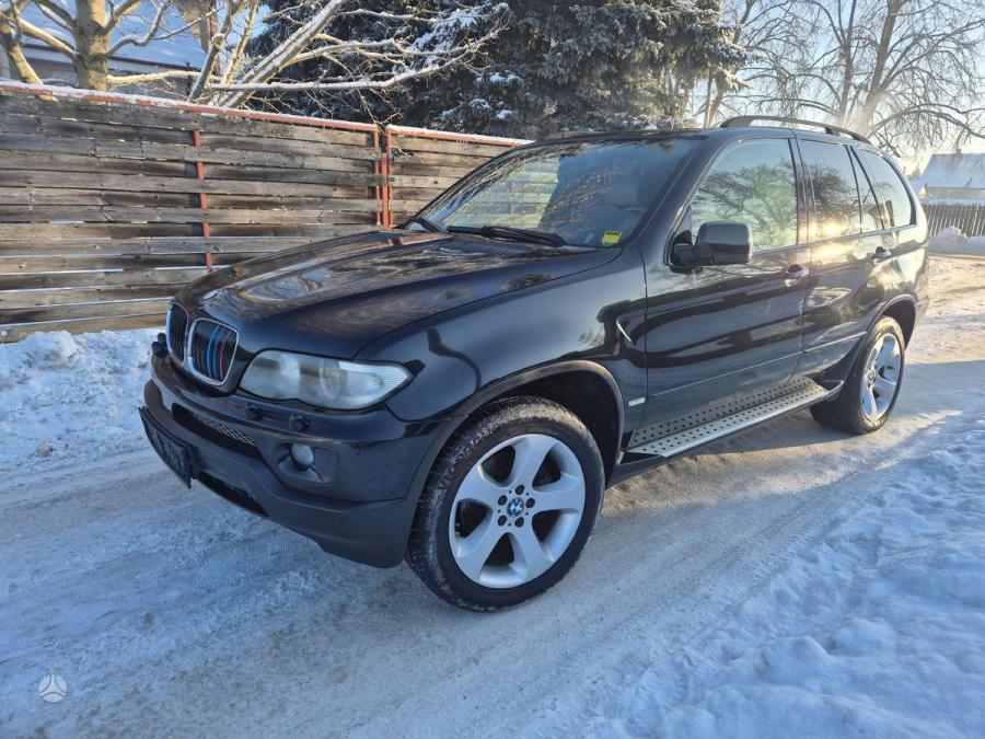 Black BMW X5 2005 in Kaunas, with an engine capacity of 3.00 L and mileage of 299 thousand km for 3999 €, photo 17 on AUTOMOTO.COM.LV