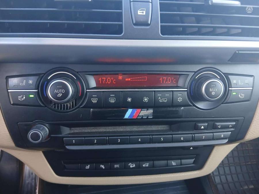 Black BMW X5 2007 in Alytus, with an engine capacity of 4.80 L and mileage of 336 thousand km for 5750 €, photo 12 on AUTOMOTO.COM.LV