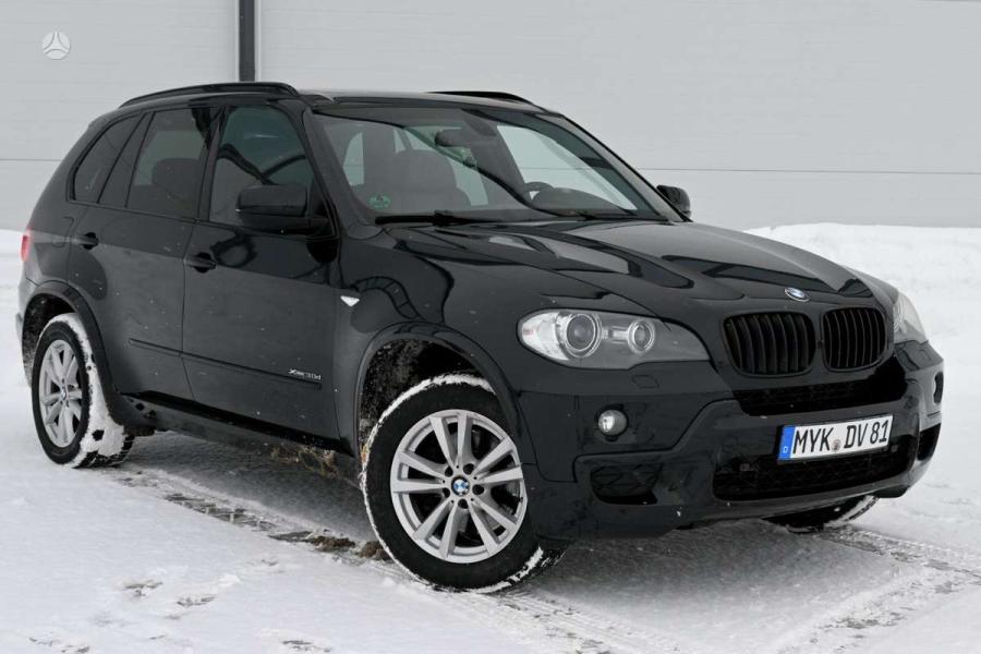 Melns BMW X5 2009 Kretinga, ar dzinēja tilpumu 3.00 L un nobraukumu 311 tūkst. km par 11999 €, foto 1 vietnē AUTOMOTO.COM.LV