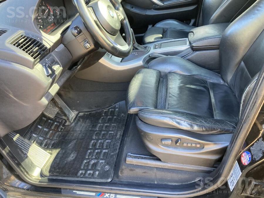 Melns BMW X5 2004 Rīga, ar dzinēja tilpumu 3.00 L un nobraukumu 386 tūkst. km par 4990 €, foto 7 vietnē AUTOMOTO.COM.LV