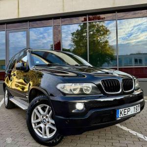 Black BMW X5 2005 in Kaisiadorys, with an engine capacity of 2.99 L and mileage of 370 thousand km for 4750 €, photo 3 on AUTOMOTO.COM.LV