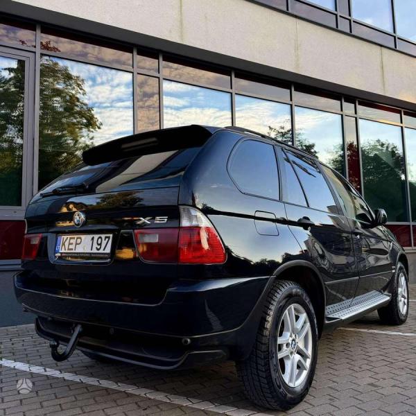 Black BMW X5 2005 in Kaisiadorys, with an engine capacity of 2.99 L and mileage of 370 thousand km for 4750 €, photo 4 on AUTOMOTO.COM.LV