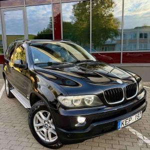 Black BMW X5 2005 in Kaisiadorys, with an engine capacity of 2.99 L and mileage of 370 thousand km for 4750 €, photo 7 on AUTOMOTO.COM.LV