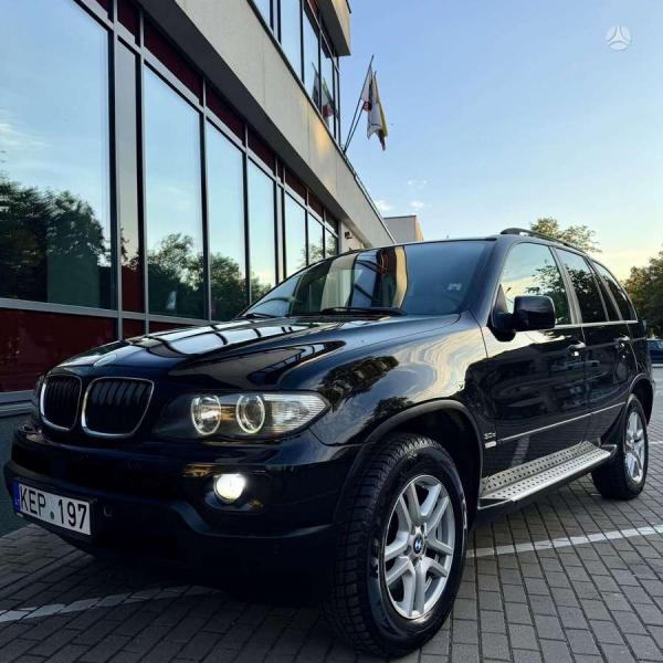 Black BMW X5 2005 in Kaisiadorys, with an engine capacity of 2.99 L and mileage of 370 thousand km for 4750 €, photo 10 on AUTOMOTO.COM.LV