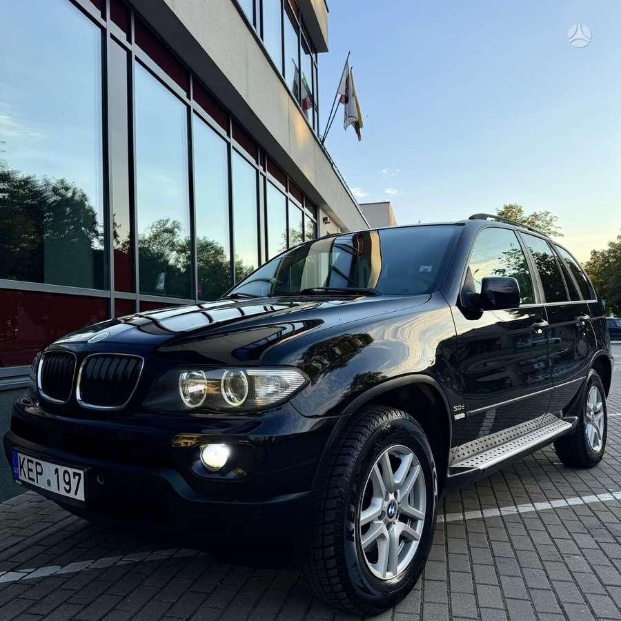 Black BMW X5 2005 in Kaisiadorys, with an engine capacity of 2.99 L and mileage of 370 thousand km for 4750 €, photo 10 on AUTOMOTO.COM.LV