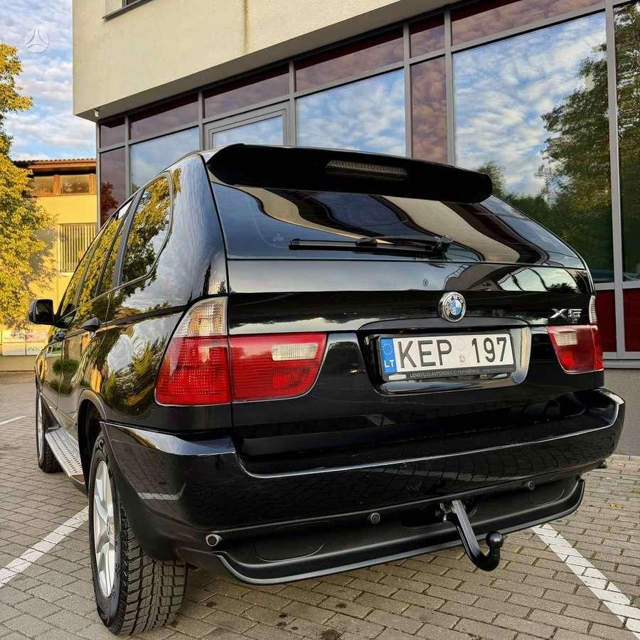 Black BMW X5 2005 in Kaisiadorys, with an engine capacity of 2.99 L and mileage of 370 thousand km for 4750 €, photo 12 on AUTOMOTO.COM.LV
