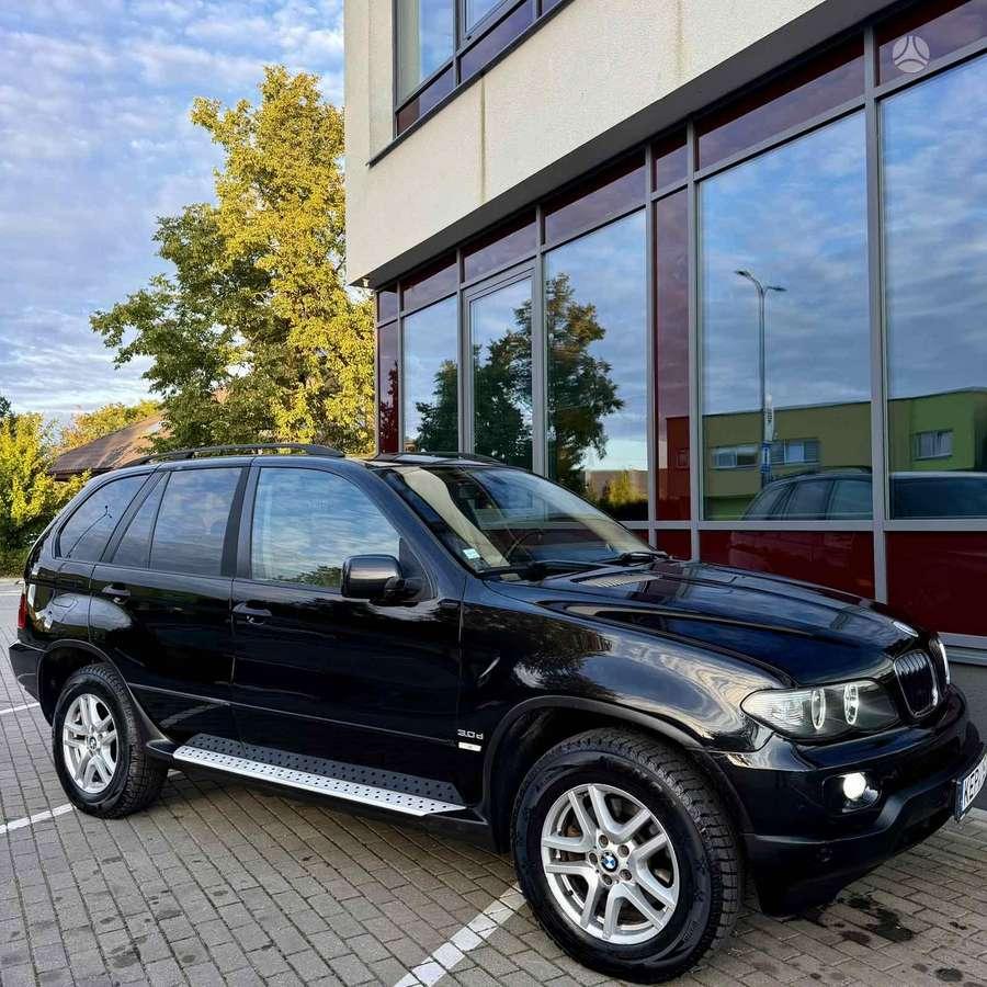 Black BMW X5 2005 in Kaisiadorys, with an engine capacity of 2.99 L and mileage of 370 thousand km for 4750 €, photo 18 on AUTOMOTO.COM.LV
