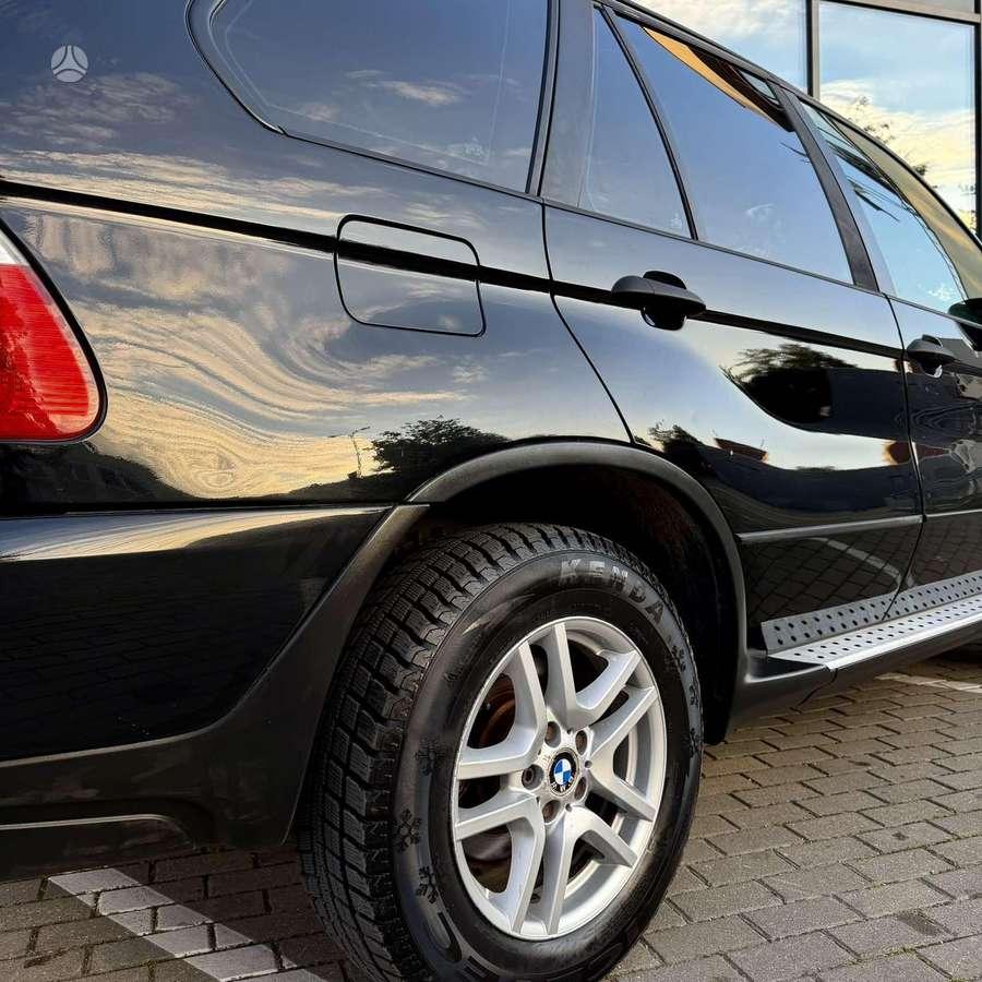 Black BMW X5 2005 in Kaisiadorys, with an engine capacity of 2.99 L and mileage of 370 thousand km for 4750 €, photo 19 on AUTOMOTO.COM.LV