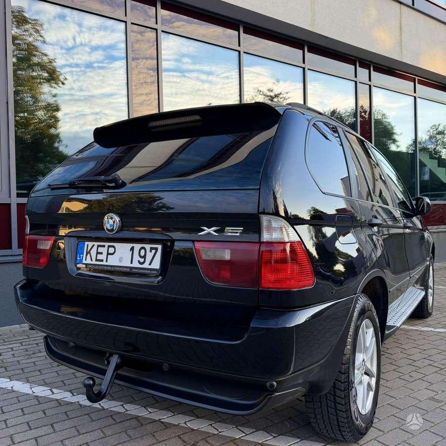 Black BMW X5 2005 in Kaisiadorys, with an engine capacity of 2.99 L and mileage of 370 thousand km for 4750 €, photo 20 on AUTOMOTO.COM.LV