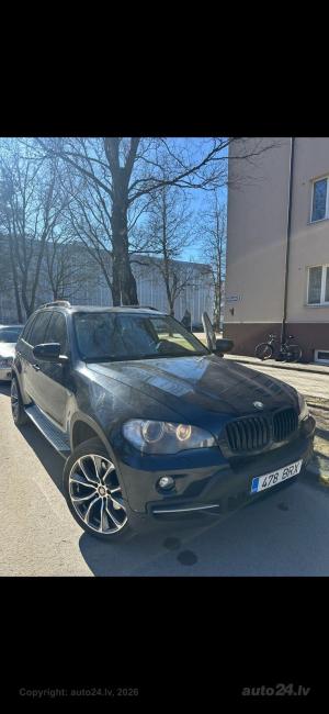 Black BMW X5 2007 in Paide, with an engine capacity of 3.00 L and mileage of 346 thousand km for 8800 €, photo  on AUTOMOTO.COM.LV