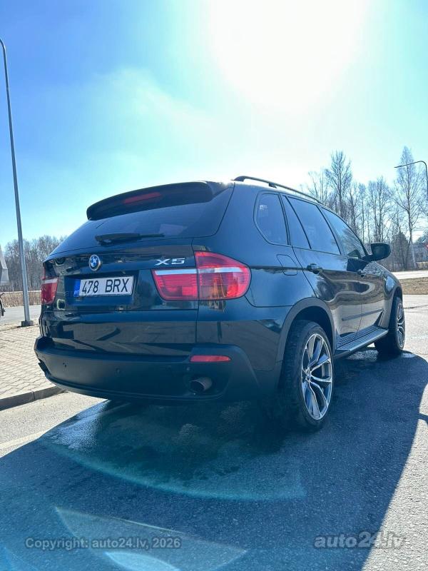 Black BMW X5 2007 in Paide, with an engine capacity of 3.00 L and mileage of 346 thousand km for 8800 €, photo 8 on AUTOMOTO.COM.LV