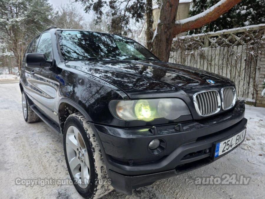 Black BMW X5 2003 in Tallinn, with an engine capacity of 2.90 L and mileage of 431 thousand km for 2999 €, photo 6 on AUTOMOTO.COM.LV