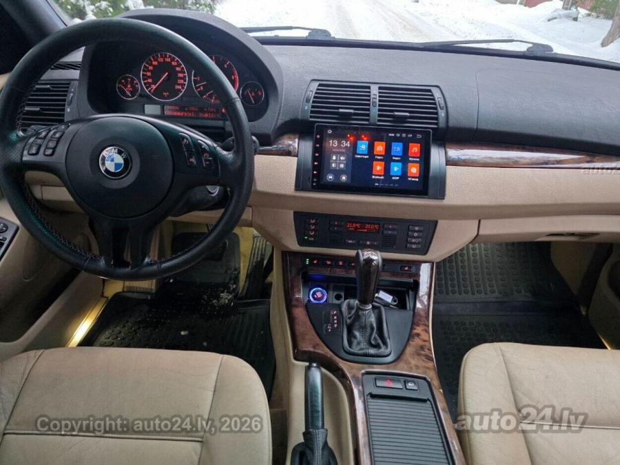 Black BMW X5 2003 in Tallinn, with an engine capacity of 2.90 L and mileage of 431 thousand km for 2999 €, photo 11 on AUTOMOTO.COM.LV