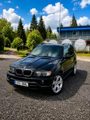 Black BMW X5 2003 in Tallinn, with an engine capacity of 2.90 L and mileage of 363 thousand km for 4999 €, photo 9 on AUTOMOTO.COM.LV