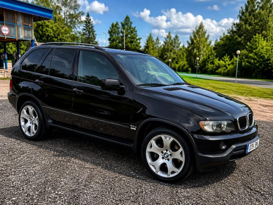 Black BMW X5 2003 in Tallinn, with an engine capacity of 2.90 L and mileage of 363 thousand km for 4999 €, photo 10 on AUTOMOTO.COM.LV