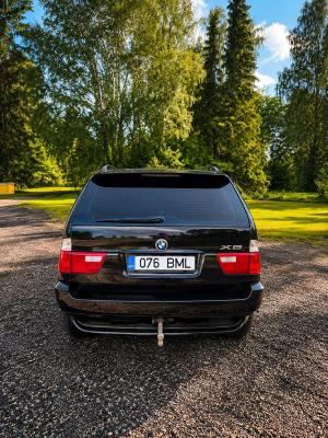 Black BMW X5 2003 in Tallinn, with an engine capacity of 2.90 L and mileage of 363 thousand km for 4999 €, photo 12 on AUTOMOTO.COM.LV
