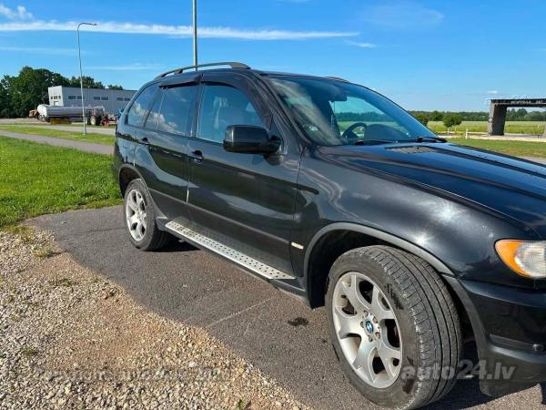 Black BMW X5 2003 in Tallinn, with an engine capacity of 2.90 L and mileage of 265 thousand km for 3300 €, photo 8 on AUTOMOTO.COM.LV