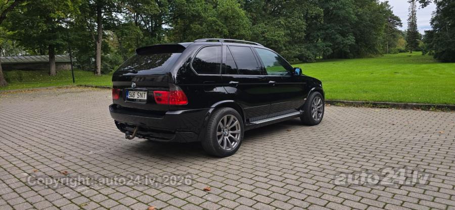 Black BMW X5 2003 in Tallinn, with an engine capacity of 3.00 L and mileage of 294 thousand km for 10999 €, photo 7 on AUTOMOTO.COM.LV