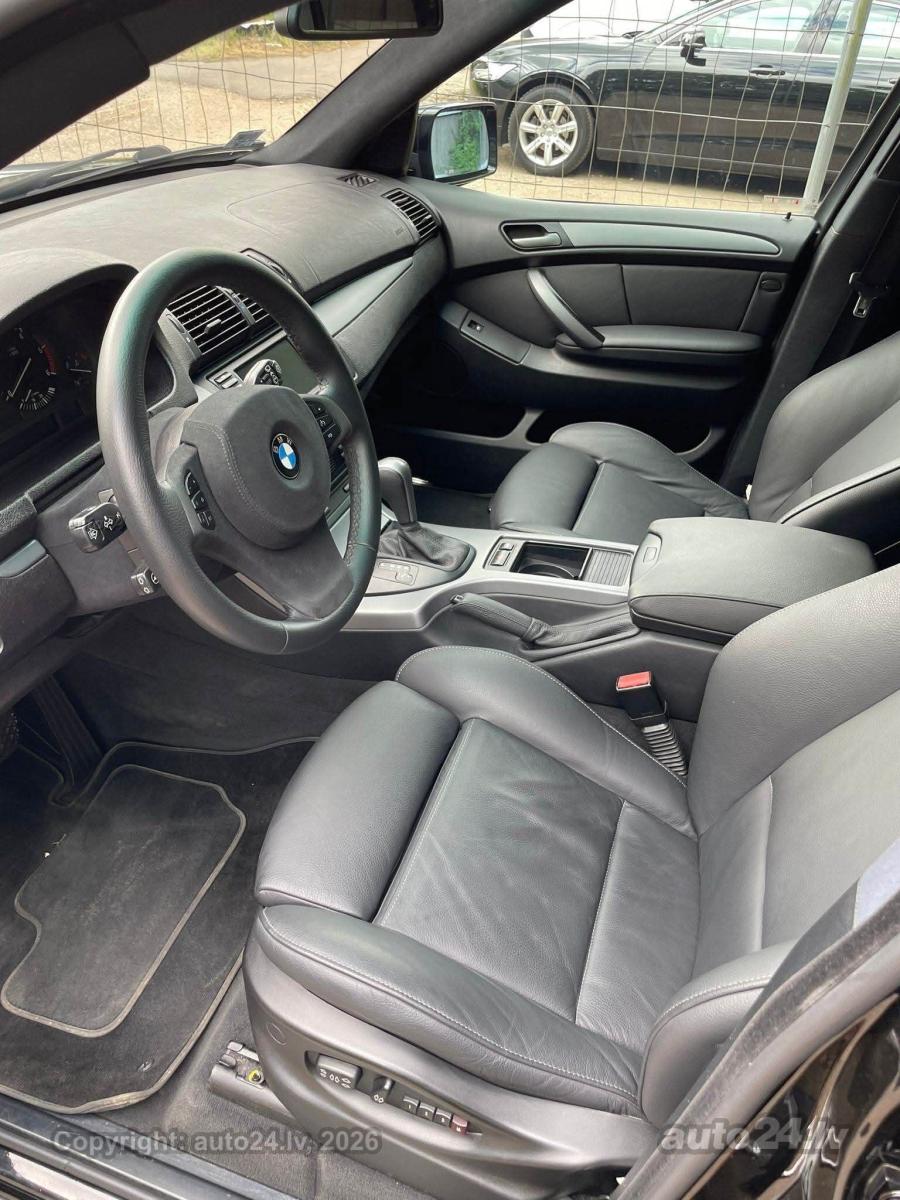 Black BMW X5 2003 in Tallinn, with an engine capacity of 3.00 L and mileage of 294 thousand km for 10999 €, photo 13 on AUTOMOTO.COM.LV