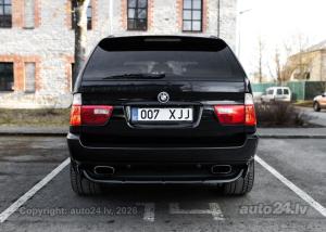 Black BMW X5 2004 in Tallinn, with an engine capacity of 4.40 L and mileage of 387 thousand km for 7499 €, photo 5 on AUTOMOTO.COM.LV