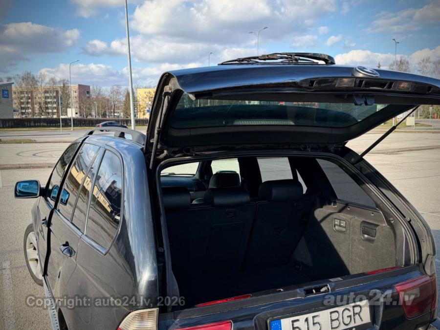 Black BMW X5 2004 in Tartu, with an engine capacity of 3.00 L and mileage of 0 thousand km for 4700 €, photo 8 on AUTOMOTO.COM.LV