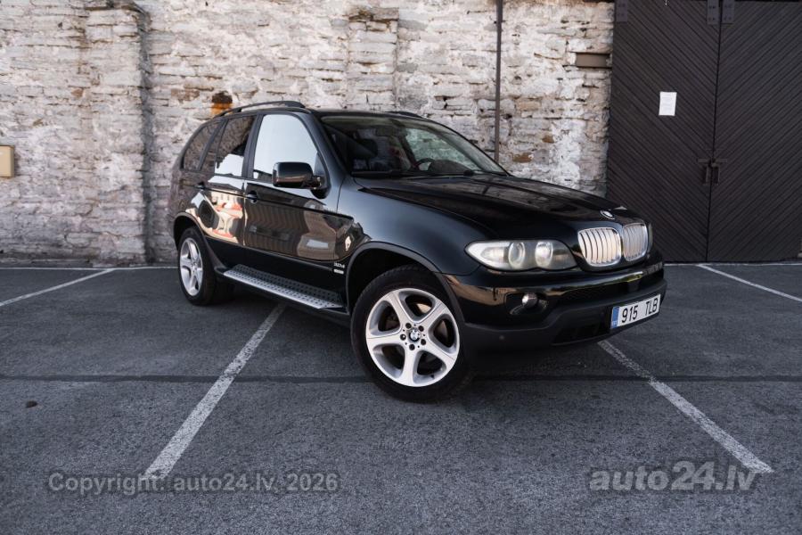 Black BMW X5 2004 in Tallinn, with an engine capacity of 3.00 L and mileage of 0 thousand km for 4199 €, photo 1 on AUTOMOTO.COM.LV