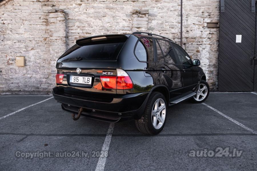 Black BMW X5 2004 in Tallinn, with an engine capacity of 3.00 L and mileage of 0 thousand km for 4199 €, photo 4 on AUTOMOTO.COM.LV