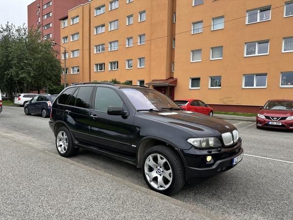 Black BMW X5 2004 in Tallinn, with an engine capacity of 3.00 L and mileage of 0 thousand km for 3350 €, photo 2 on AUTOMOTO.COM.LV