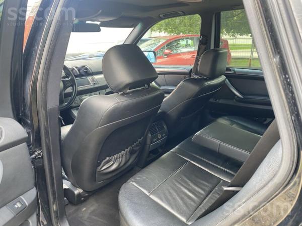 Melns BMW X5 2004 Rīga, ar dzinēja tilpumu 3.00 L un nobraukumu 356 tūkst. km par 3500 €, foto 5 vietnē AUTOMOTO.COM.LV